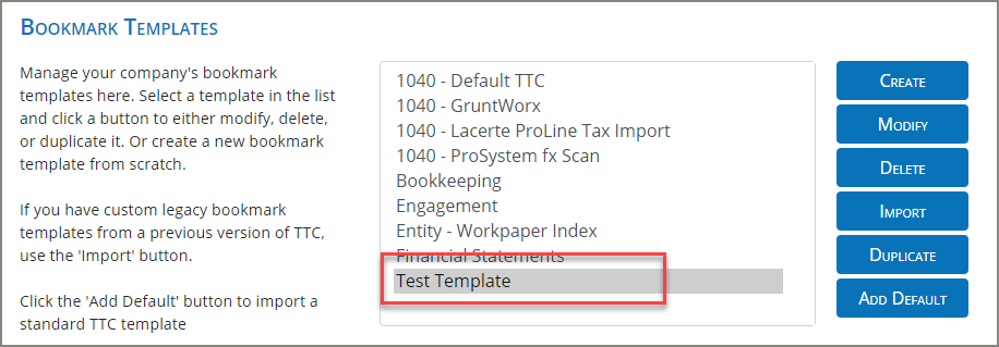 Building your own Bookmarking Template – Tic Tie Calculate